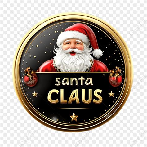 3d 편집 가능한 텍스트 효과가 있는 산타클로스 블랙 골드 럭셔리 배너 템플릿 Png 일러스트 무료 다운로드 Lovepik
