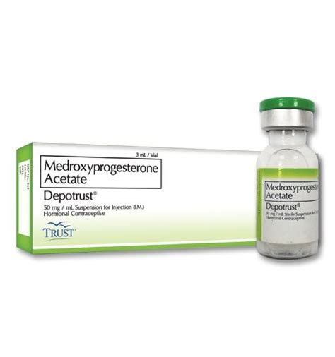 Depotrust Medroxyprogesterone Acetate 50mg Ml Suspension For Im