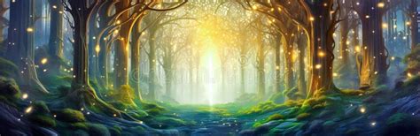 Fantasy Horizontal Winter Landscape With Castle In The Middle Of The