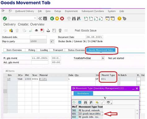 Creation Of Outbound Delivery Using Vl01n In Sap Sap Community