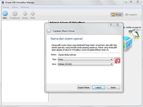Langkah Langkah Menginstall Debian Berbasis CLI Command Line Interpreter Pada Virtual Box