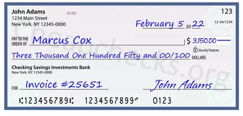 How To Write A Check For 3150 Dollars Cheap Checks