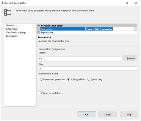 Ssis Foreach Loop Container Ssis Tutorial
