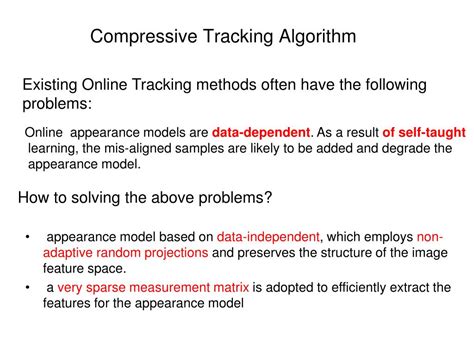 Ppt Real Time Compressive Tracking Powerpoint Presentation Free