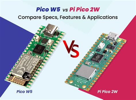 Pico W5 Vs Pi Pico 2w