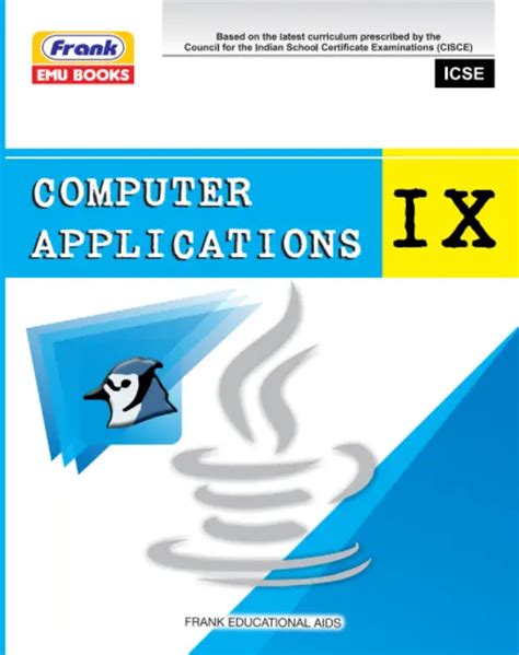 Icse Computer Applications 9 For 2024 Exam Frank Educational Aids