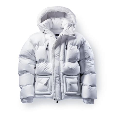 Premium Ai Image Snow Coat Isolated Generative Ai