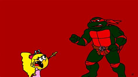 Raph And Lola Arguing Red Sky By Niklasm15 On Deviantart
