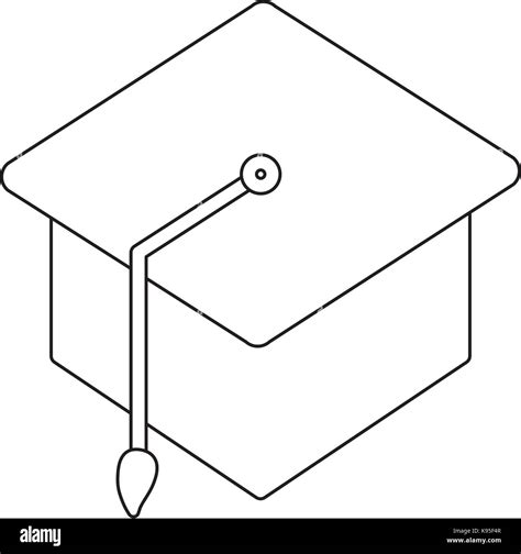 Graduation Cap Icon Stock Vector Image Art Alamy