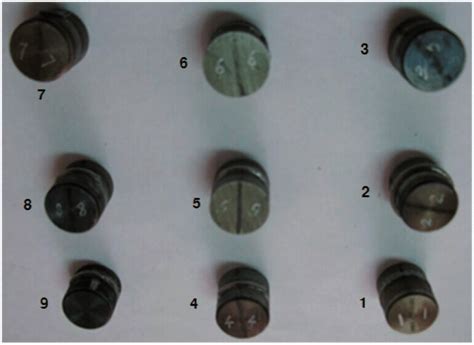 Fracture Behavior Of The Nine Specimens After Shear Strength Test Download Scientific Diagram
