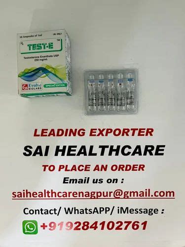 Liquid Grade A Grade Meds Testosterone Enanthate Mg Injection Packaging Size Ml In
