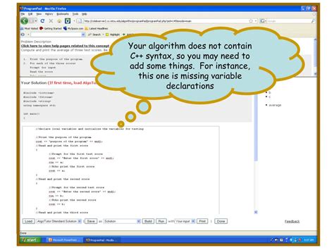 Ppt Algotutor Tutorial 3 Program Pad Powerpoint Presentation Free Download Id5217971