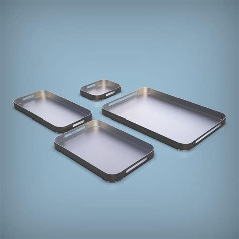 Bundle Tray Dxf Files For Plasma Lasercut Cnc Riveted Metal Tray Laser