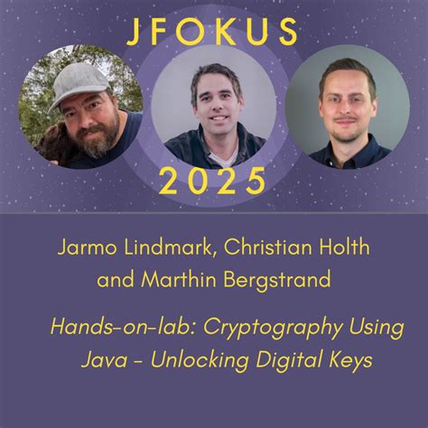 jfokus on linkedin jfokus2025 cryptography java pki cybersecurity