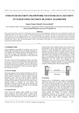 Enhanced Security Framework To Ensure Data Security PDF