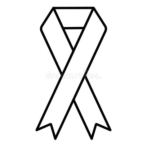 Awareness Ribbon Icon For Health Campaigns Social Causes And Support Awareness Graphics Stock