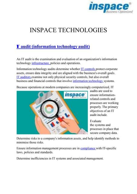 Technology Audit It Audit Erp Audit Database Security Pptx