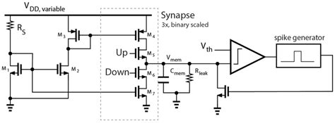 Schematic Diagram Of The Proposed Leaky Integrate And Fire Neuron With