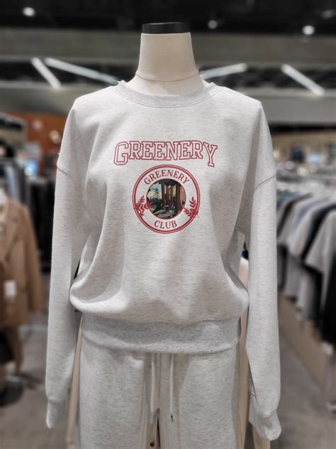 프로젝트엠 프로젝트m 여성 그리너리클럽 그래픽 크롭 맨투맨 Eyd3tr2701 위시버킷