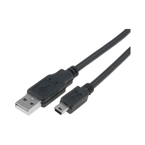 Cable USB 2 0 USB A Plug USB B Mini Plug 1 8m