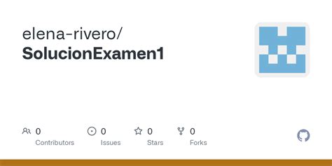 Github Elena Rivero Solucionexamen