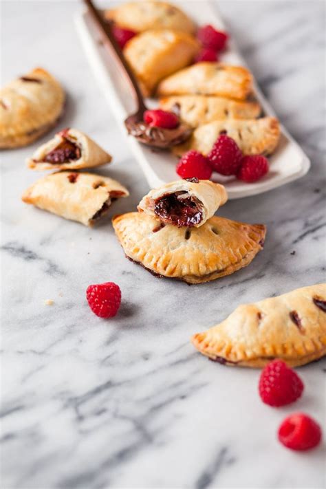 Mini Nutella And Raspberry Hand Pies