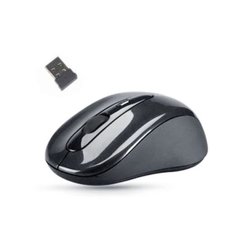 Mini Souris Sans Fil Usb Souris Sans Fil Optique Pour Ordinateur Portable Portable Gris