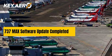 737 Max Software Update Completed