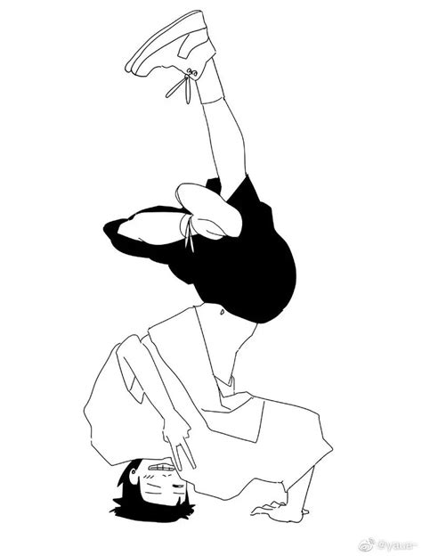 儿童街舞简笔画教程（最新17张）简笔画图片大全