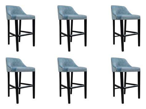 Jvmoebel Stuhl 6x Design Komplett Stuhl Set Barhocker Hocker