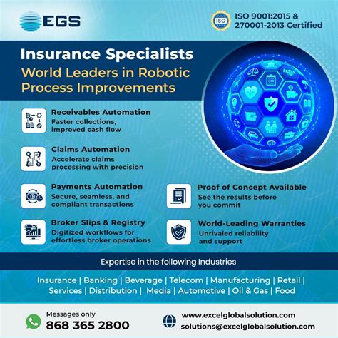 Insurance Gets Smarter With Robotic Automation Excel Global Solutions