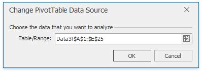Change Pivottable Data Source Dialog Winforms Controls Devexpress
