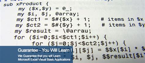 Excel Academy Microsoft Excel Vba Training
