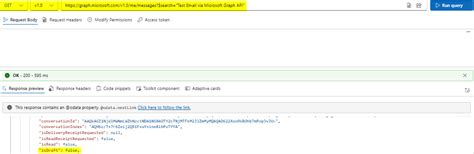 Azure How To Create A Message In A Particular Folder Using Mime Input Stack Overflow