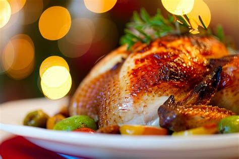 Delicious Roast Chicken Dinner Premium Ai Generated Image