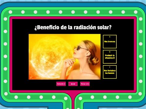 ¿cuanto Sabemos Sobre Radiación Gameshow Quiz