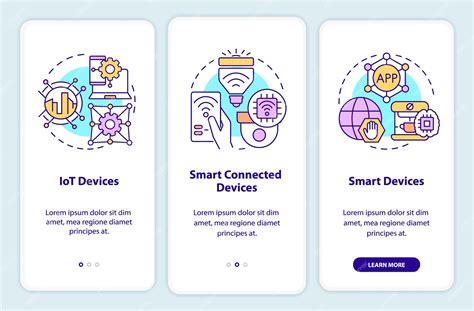 premium vector smart technologies examples onboarding mobile app