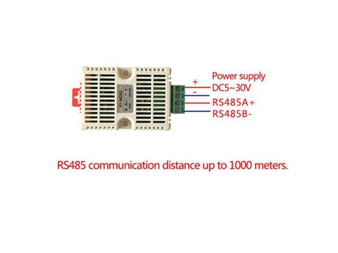 Sensor Temperatura Humedad SHT20 RS485 Modbus XY MD02 DIN35 Yorobotics