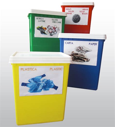 ISOLA ECOLOGICA Kit Per La Raccolta Differenziata