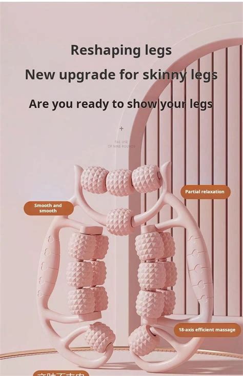 Leg Massage Roller Slimming Tool Ring Roller Leg Exerciser For