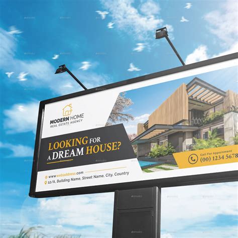 Real Estate Billboard Billboard Design Real Estate Marketing Design