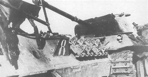 Wehrmacht Tank Recovery Vehicle And Pzkw V Panther Tank It Had In Tow