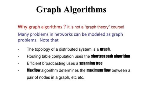 Ppt Graph Algorithms Powerpoint Presentation Free Download Id3805211