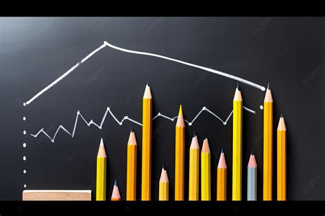 성장 그래프를 만드는 연필이 그려진 칠판 고해상 교육 그래프 배경 일러스트 및 사진 무료 다운로드 Pngtree