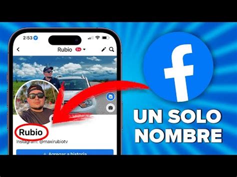 Cómo cambiar el nombre de tu cuenta de Facebook en tu celular Guía