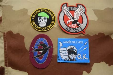 LOT 4 ÉCUSSONS militaire patch armée insigne Escadron de Protection