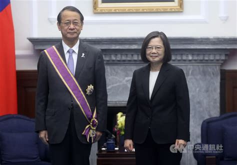 蔡總統贈勳表彰貢獻台日關係 泉裕泰邀訪日演講 政治 中央社 Cna