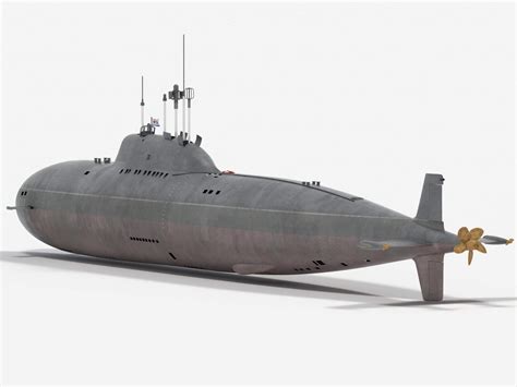 Alpha Class Submarine 3d Model By Finiask