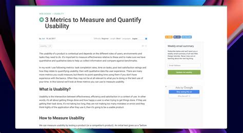 Usability Metrics UX Design Handbook Design Code