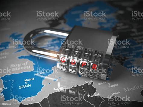 Gdpr Ua 일반 데이터 보호 규칙입니다 유럽의 지도에 Gdpr 코드와 통제 2018년에 대한 스톡 사진 및 기타 이미지